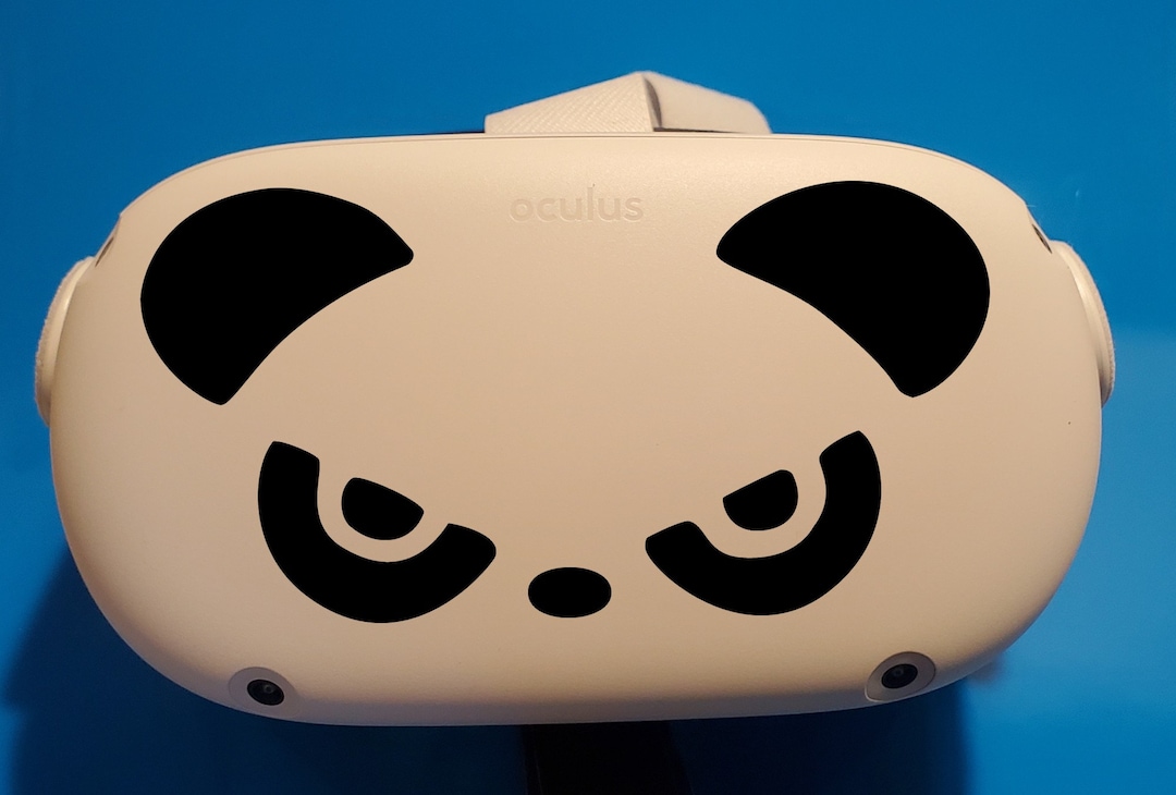 Occulus Quest/quest 2, Mad Panda Eyes Decal/sticker, Choose Color - Etsy