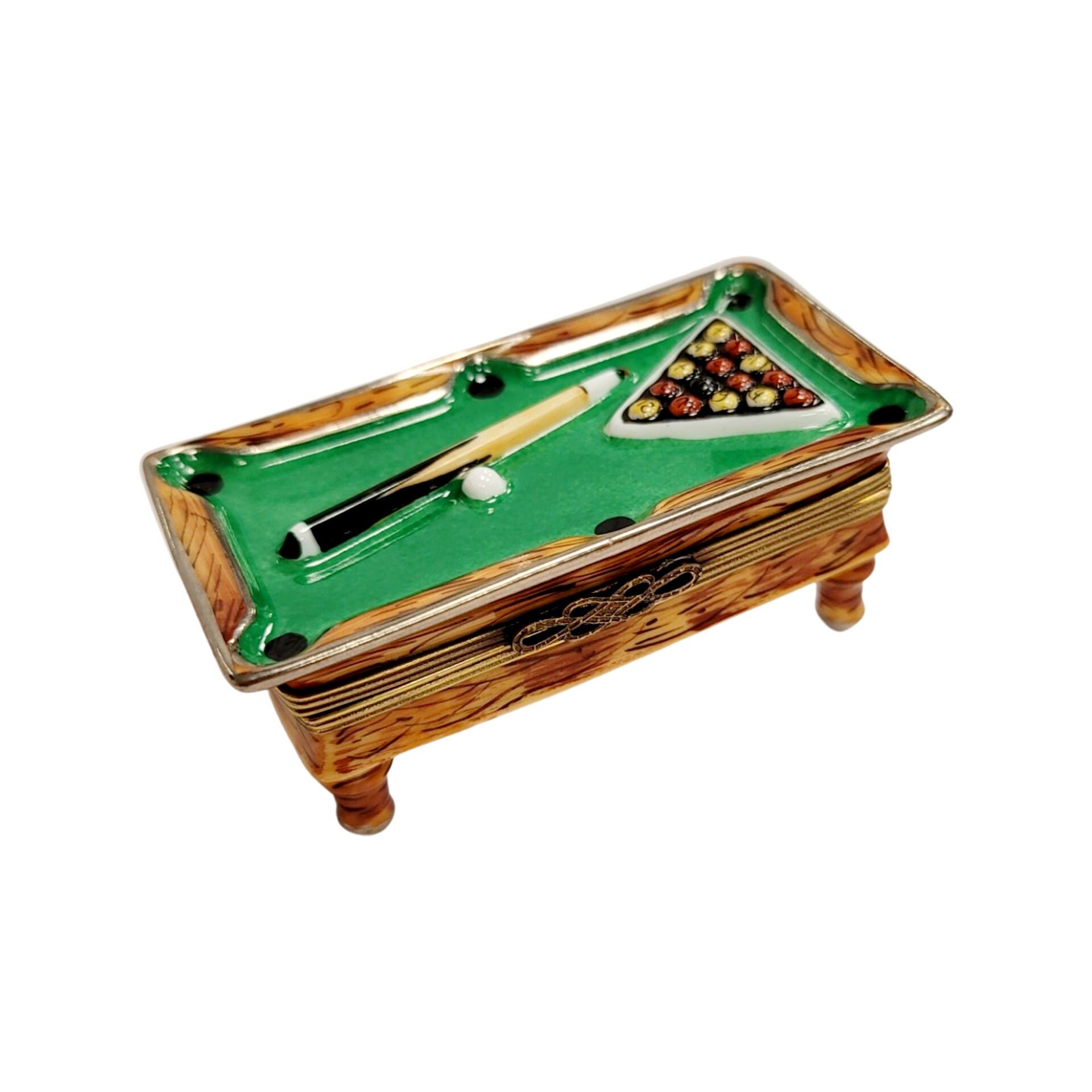 Billiards Pool Table 8 Ball Game Limoges Box Porcelain Figurine - Etsy
