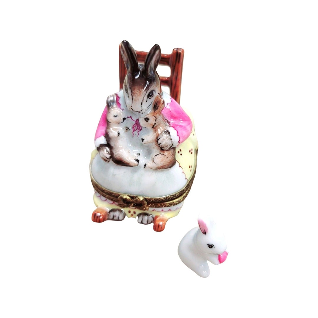 Mother Rabbit Rocker With Baby - Etsy