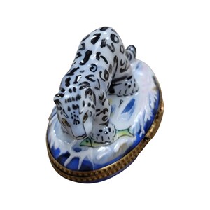 White Bengal Tiger Limoges Box Porcelain Figurine - Etsy