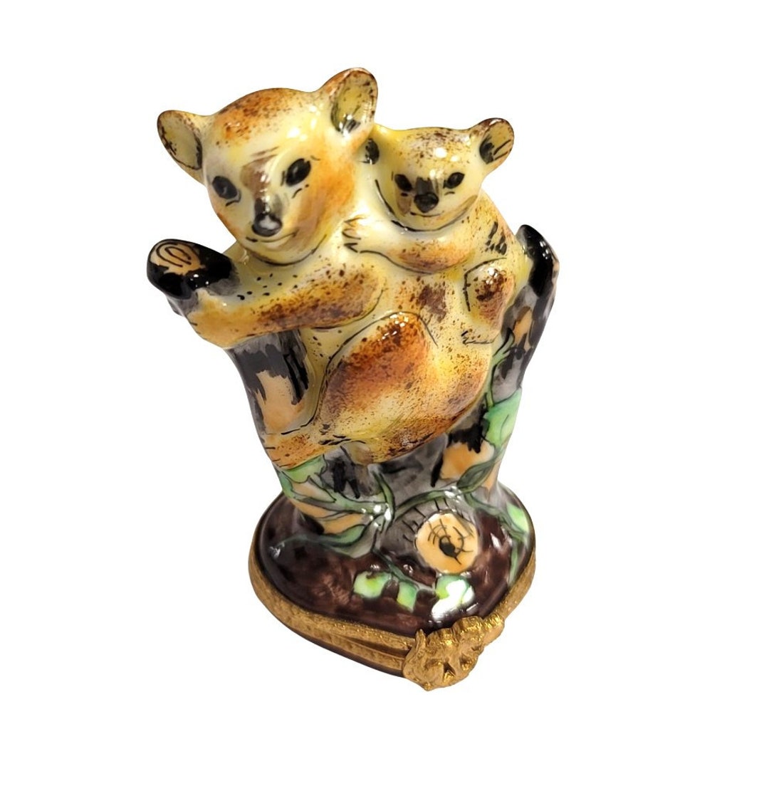 2 Koala Bear Limoges Box Porcelain Figurine - Etsy