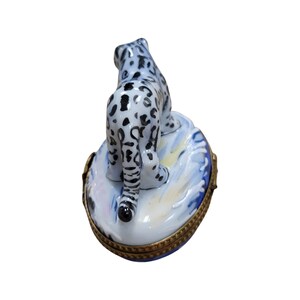 White Bengal Tiger Limoges Box Porcelain Figurine - Etsy