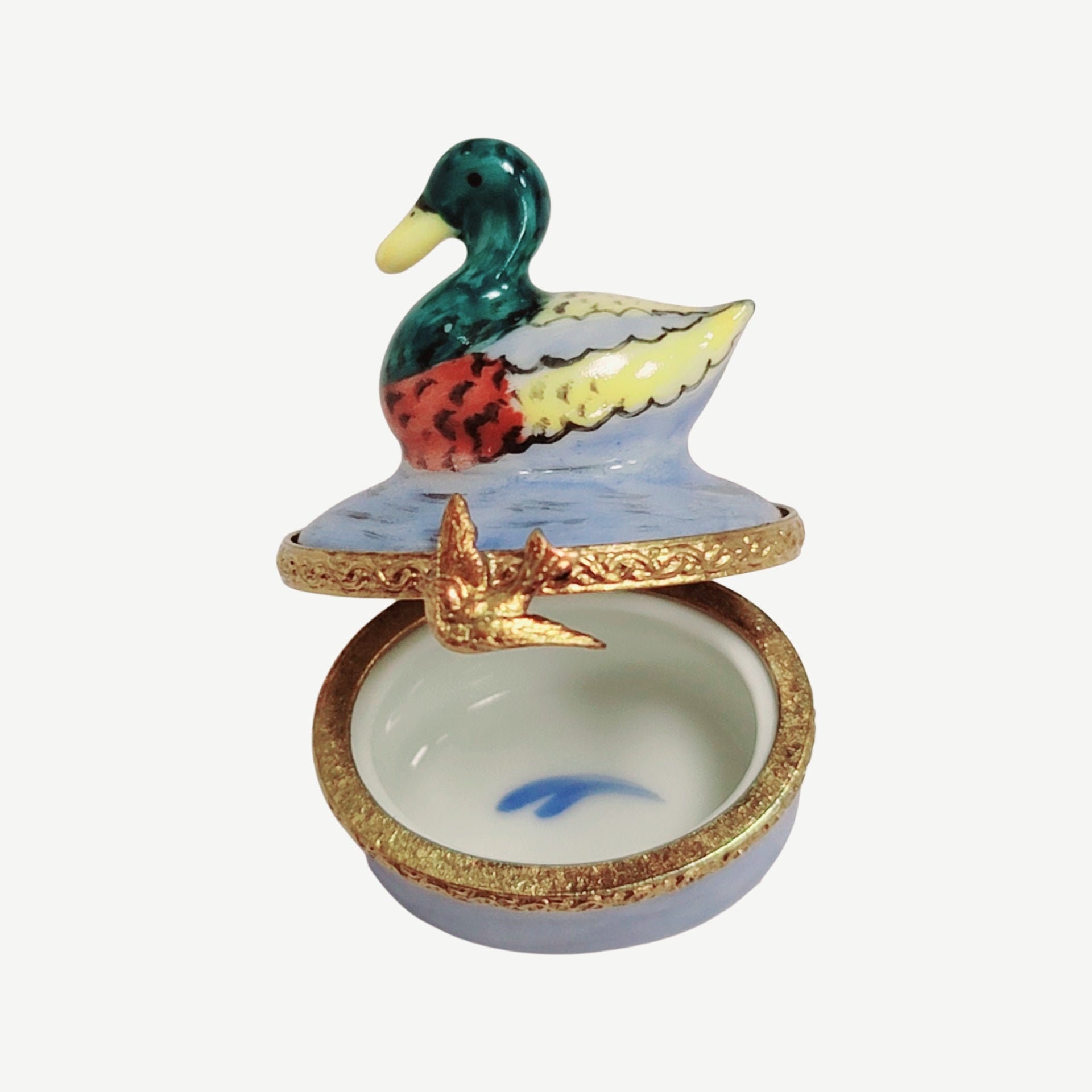 Mini Mallard Duck Limoges Box Porcelain Figurine - Etsy