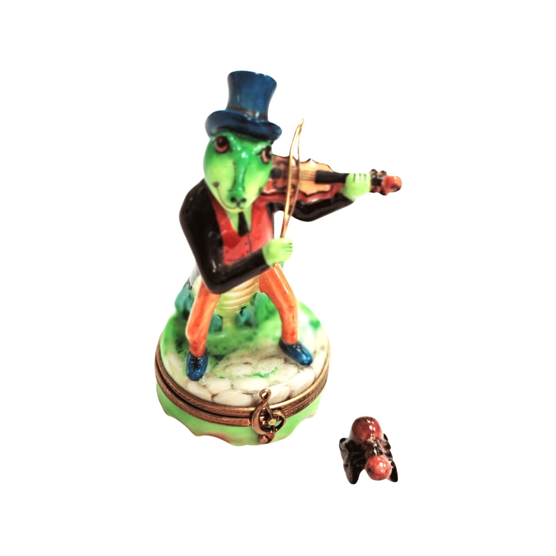 Cricket W Ant Playing Violin Limoges Box Porcelain Figurine - Etsy