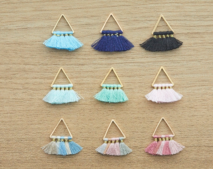 10 Pcs of Mini Tassels DIY Craft Supplies Jewelry Tassels Chunky Tassel ...