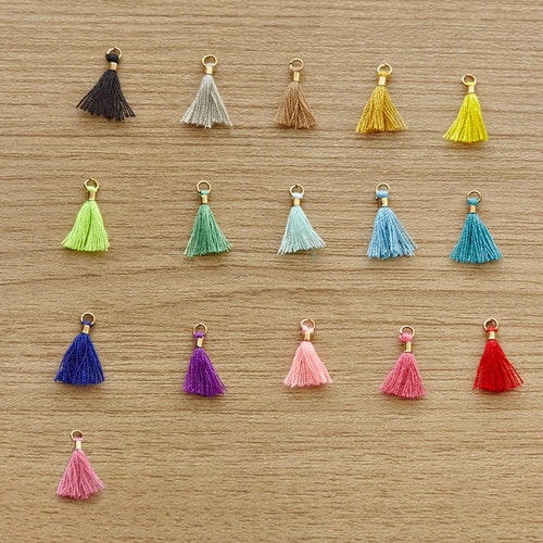 10 Pcs of Mini Tassels DIY Craft Supplies Jewelry Tassels - Etsy