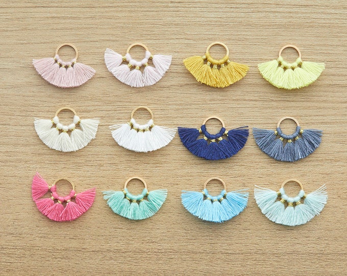 10 Pcs of Mini Tassels DIY Craft Supplies Jewelry Tassels Chunky Tassel ...