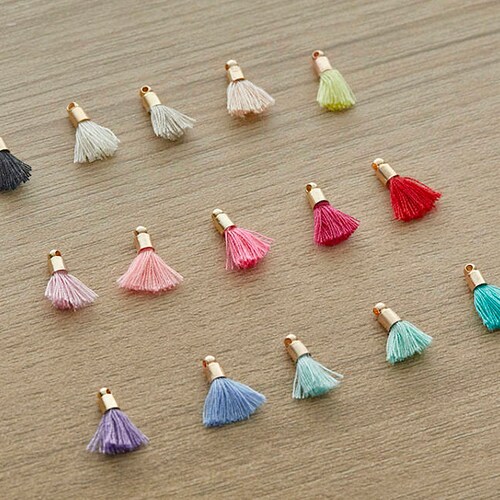 10 Pcs of Mini Tassels DIY Craft Supplies Jewelry Tassels - Etsy