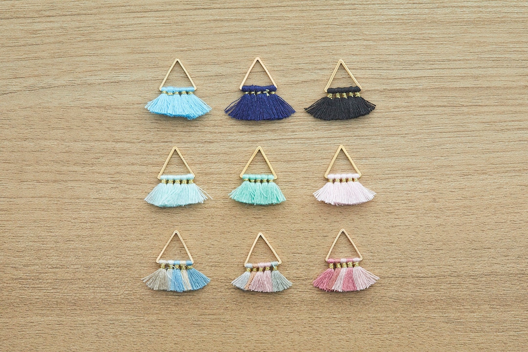 2 Pcs of Mini Tassels DIY Craft Supplies Jewelry Tassels Chunky Tassel ...