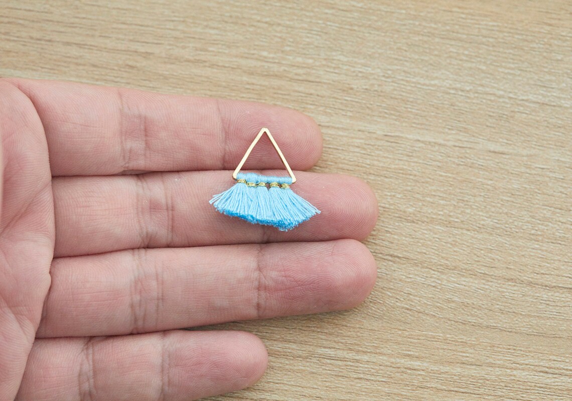 2 Pcs of Mini Tassels DIY Craft Supplies Jewelry Tassels Chunky Tassel ...