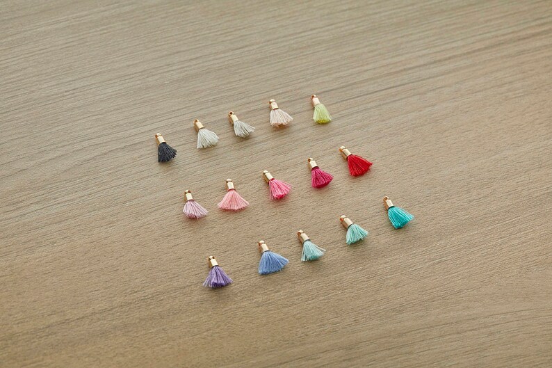 10 Pcs of Mini Tassels DIY Craft Supplies Jewelry Tassels - Etsy