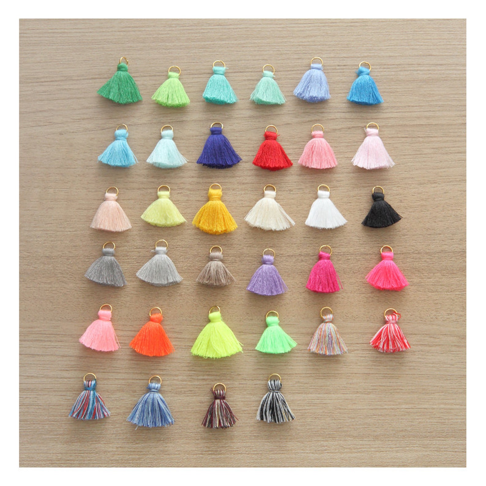 10 Pcs of Mini Tassels DIY Craft Supplies Jewelry Tassels - Etsy