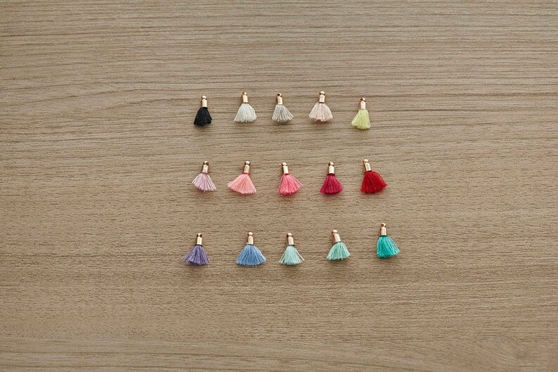 10 Pcs of Mini Tassels DIY Craft Supplies Jewelry Tassels - Etsy