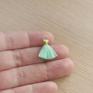 10 Pcs of Mini Tassels DIY Craft Supplies Jewelry Tassels Chunky Tassel ...