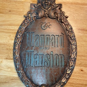 Personalized Haunted Mansion Attraction Inspired Plaque Customizable ...