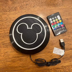 Wall Mount Disney Magic Band Scanner Lamp LED With Remote - Etsy