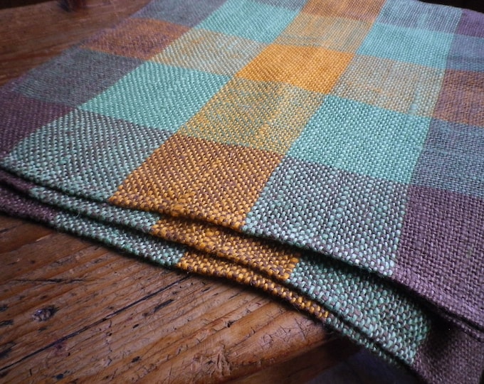 Scandinavian Nostalgic Home Woven Linen Vintage Weaving Table Linens ...