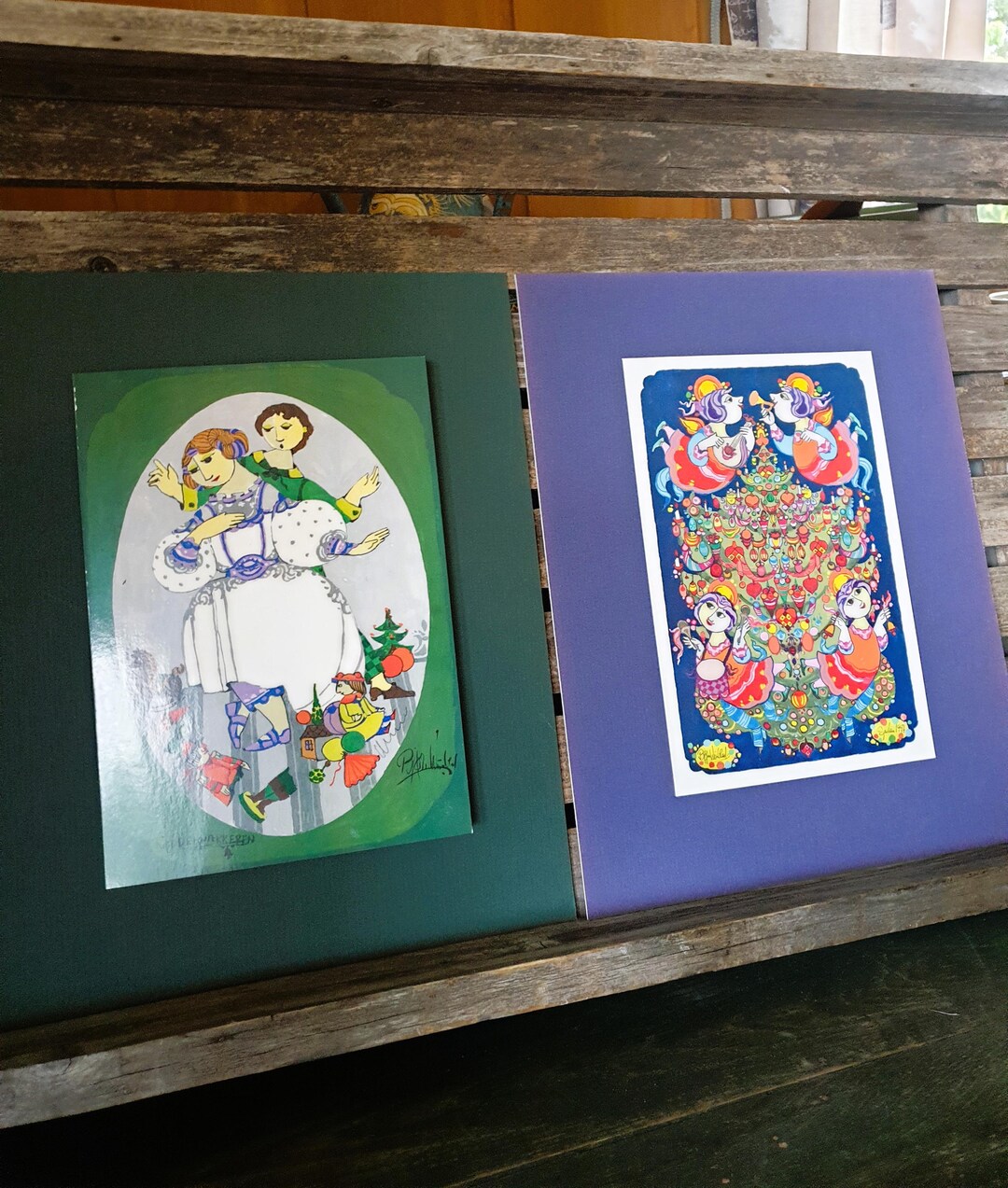 Danish Art Bjørn Winblad VINTAGE Art Print Christmas Motif Wall Decor ...