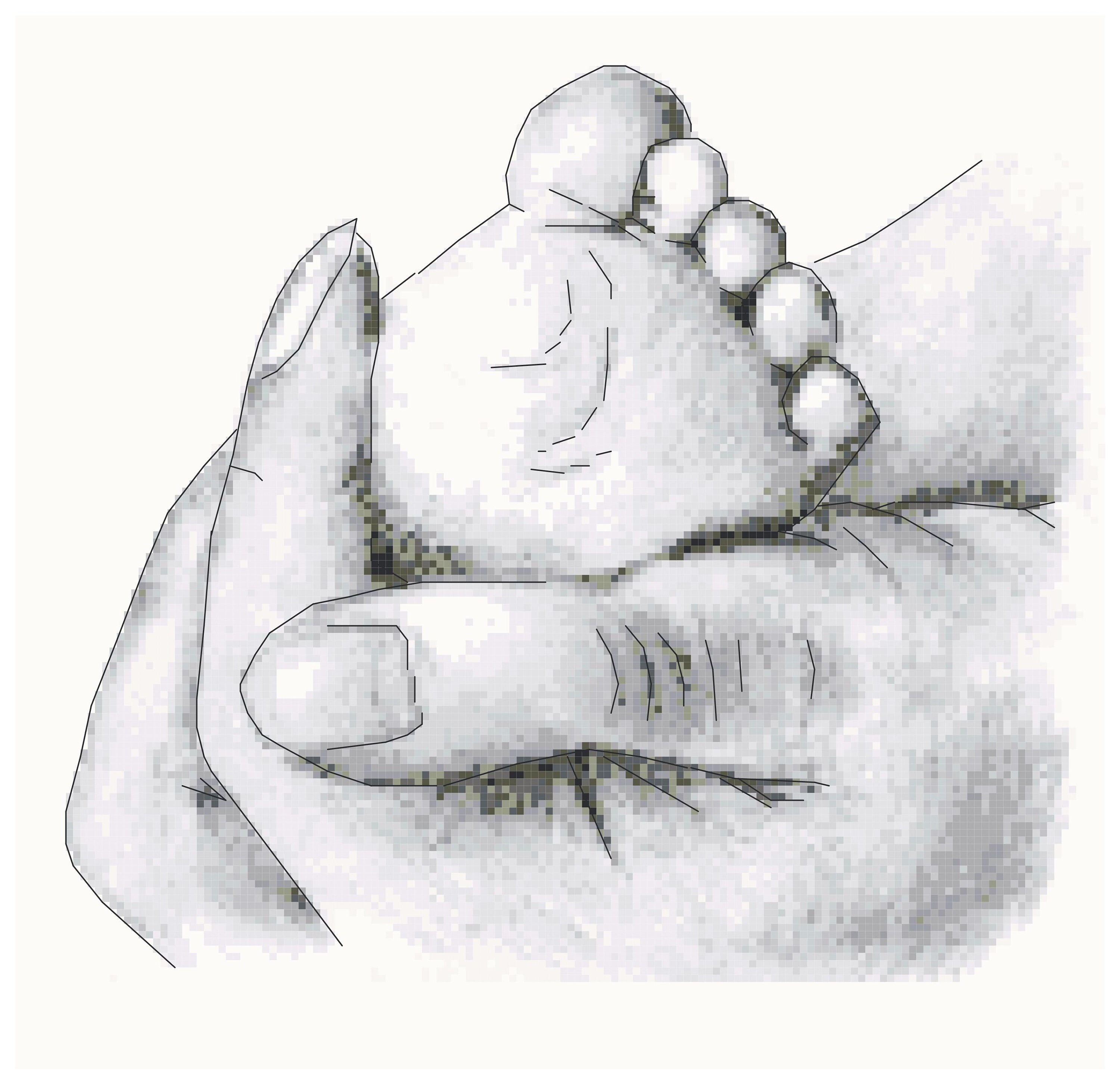 Baby Foot-cross Stitch Pattern-instant Download Pattern PDF File - Etsy