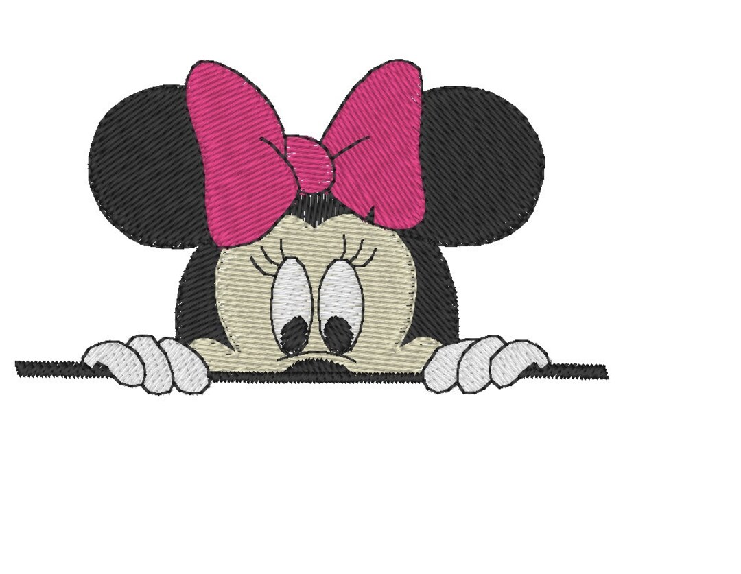 Minnie Mouse-machine Embroidery Pattern-instant Download - Etsy
