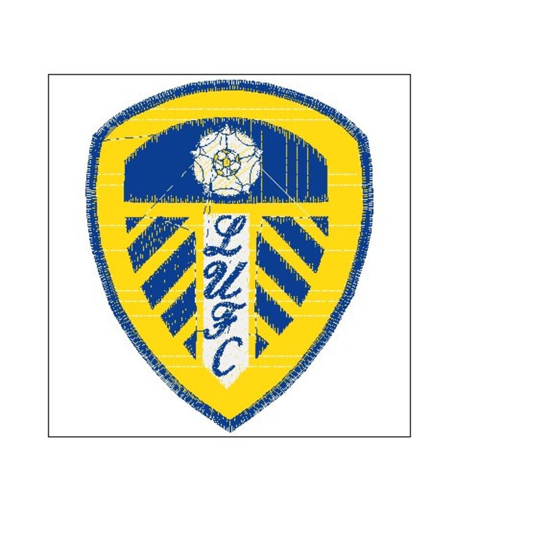LUFC Logo Football-machine Embroidery Pattern-instant Download - Etsy UK