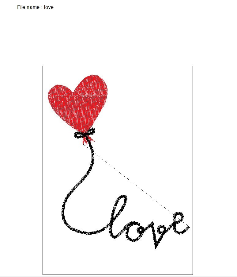 Love-machine Embroidery Pattern-instant Download - Etsy