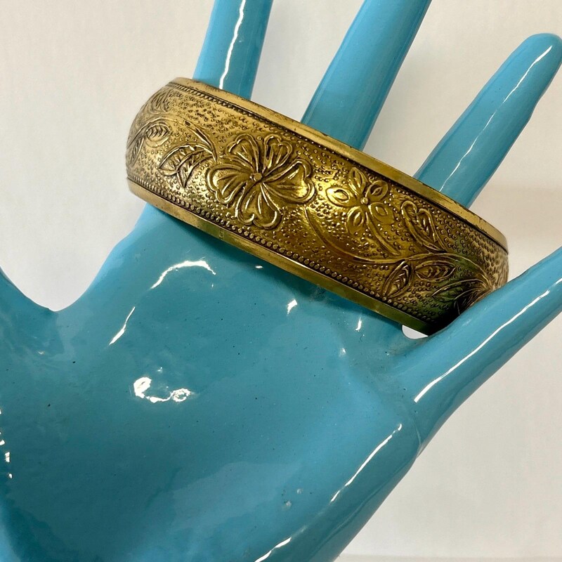 Embossed Bracelet - Etsy