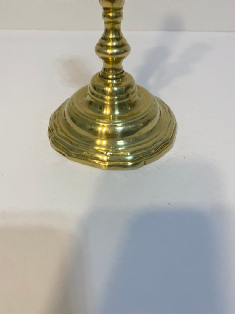Vintage Baldwin Smithsonian Institution Forged Brass Heavy Candlestick ...