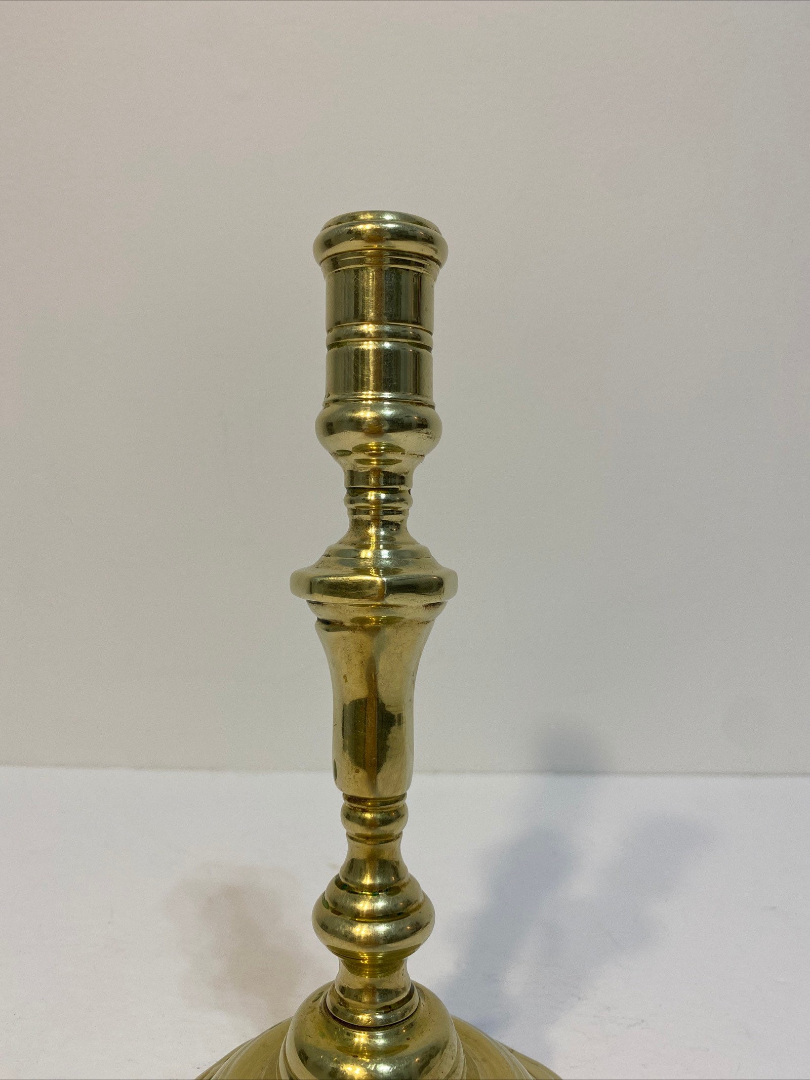 Vintage Baldwin Smithsonian Institution Forged Brass Heavy Candlestick ...