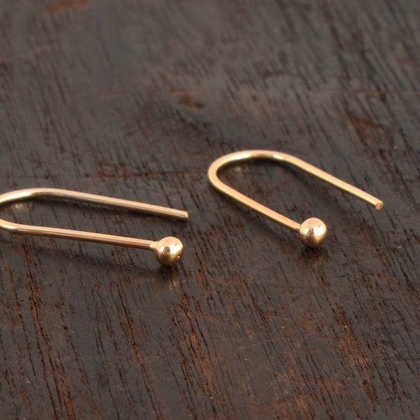 U Shaped Earrings - Etsy