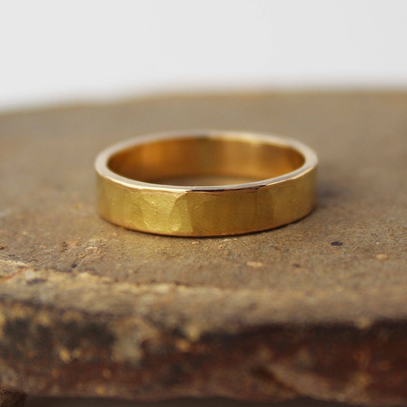 18k Gold Ring - Etsy