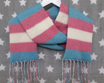 Trans Pride Scarf - Etsy