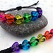 Rainbow Hearts Hemp Pride Bracelet | Black Hemp | Plastic Jelly Pony ...