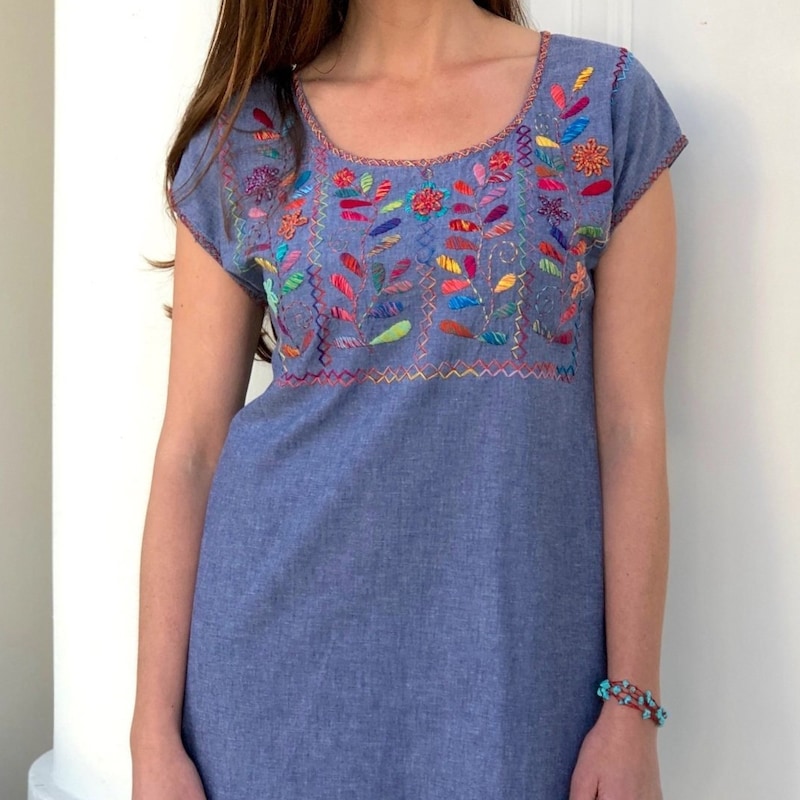 Mexican Embroidery Pattern - Etsy