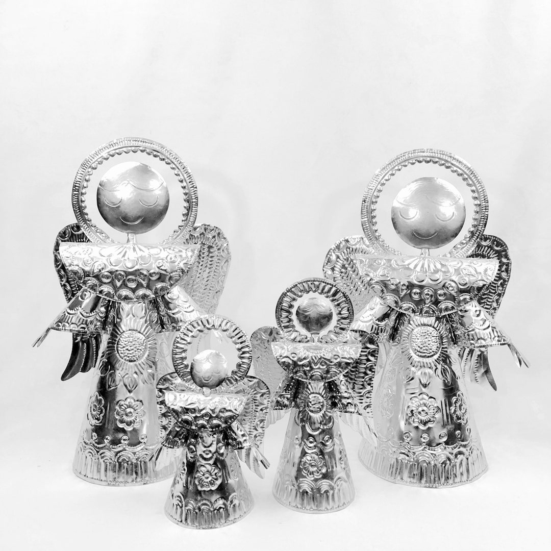 Embossed Tin Angels - Etsy