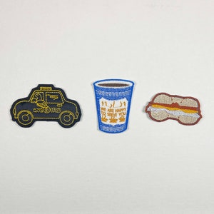 Bacon Egg and Cheese Iron-on Patch: Embroidered NYC Staple - Etsy