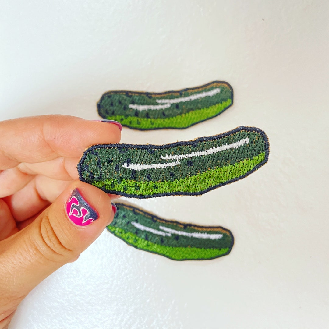 Pickle Patch. Iron-on Pickle Patch - Etsy