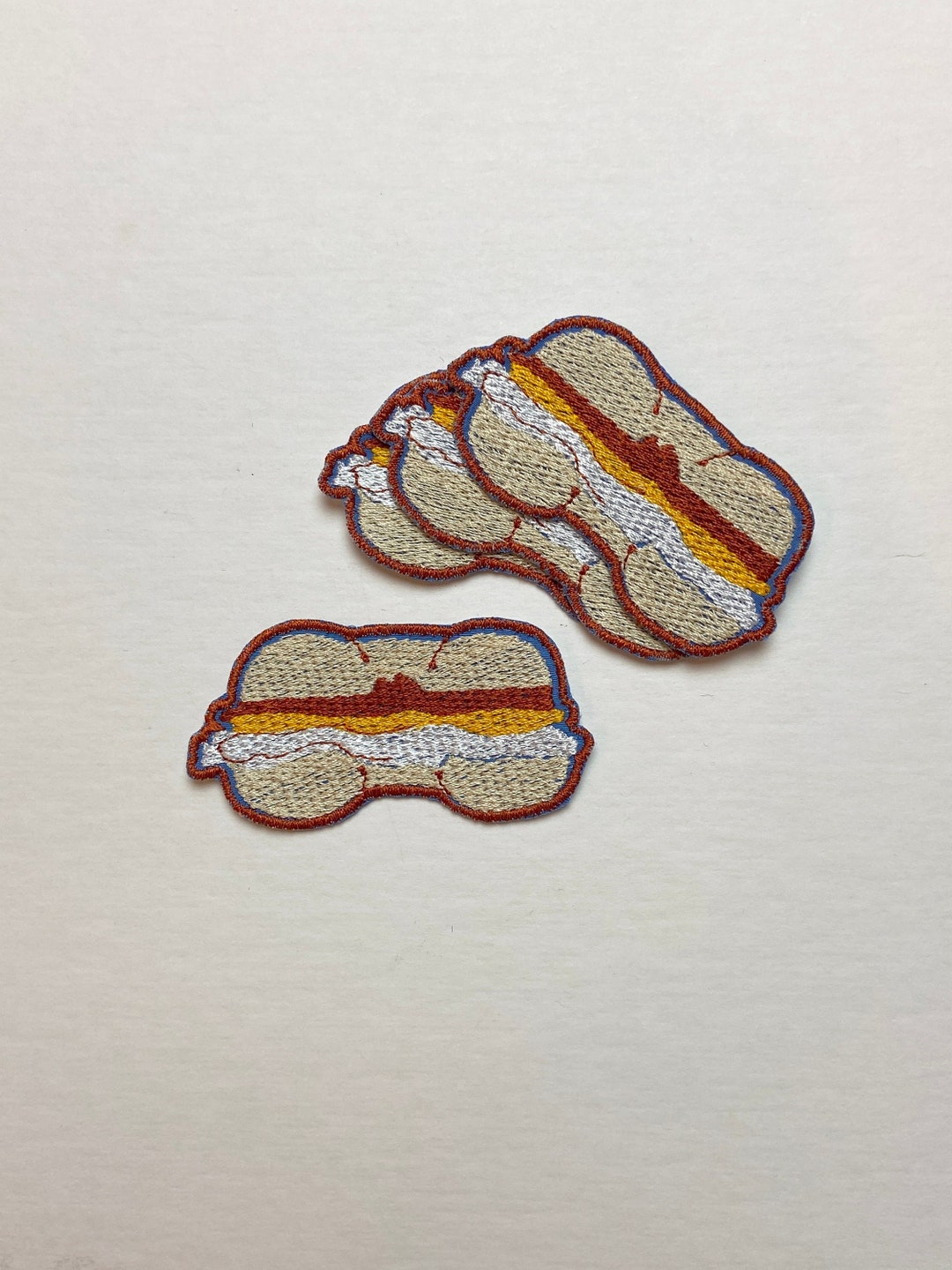 Bacon Egg and Cheese Iron-on Patch. Embroidered Bacon Egg and - Etsy