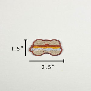 Bacon Egg and Cheese Iron-on Patch: Embroidered NYC Staple - Etsy
