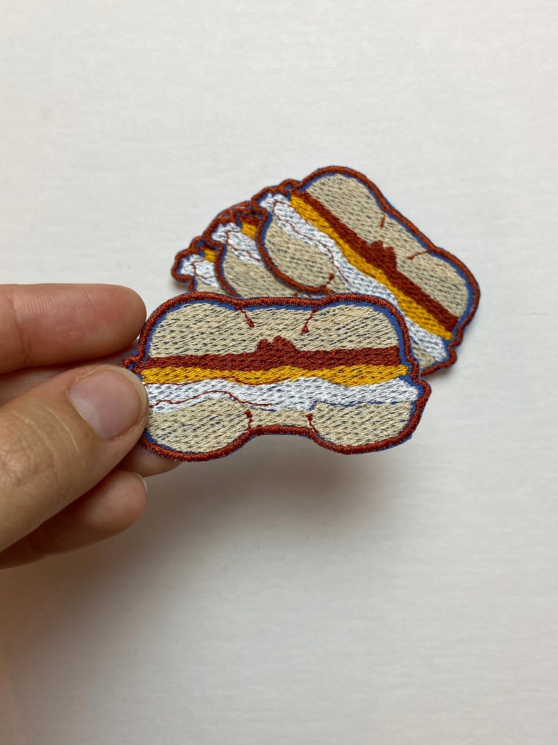 Bacon Egg and Cheese Iron-on Patch. Embroidered Bacon Egg and - Etsy