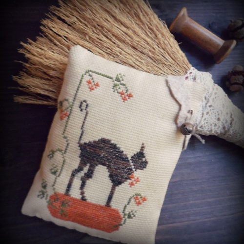 HOLIDAY FAT CAT Pattern for Cross Stitch Instant Pdf - Etsy