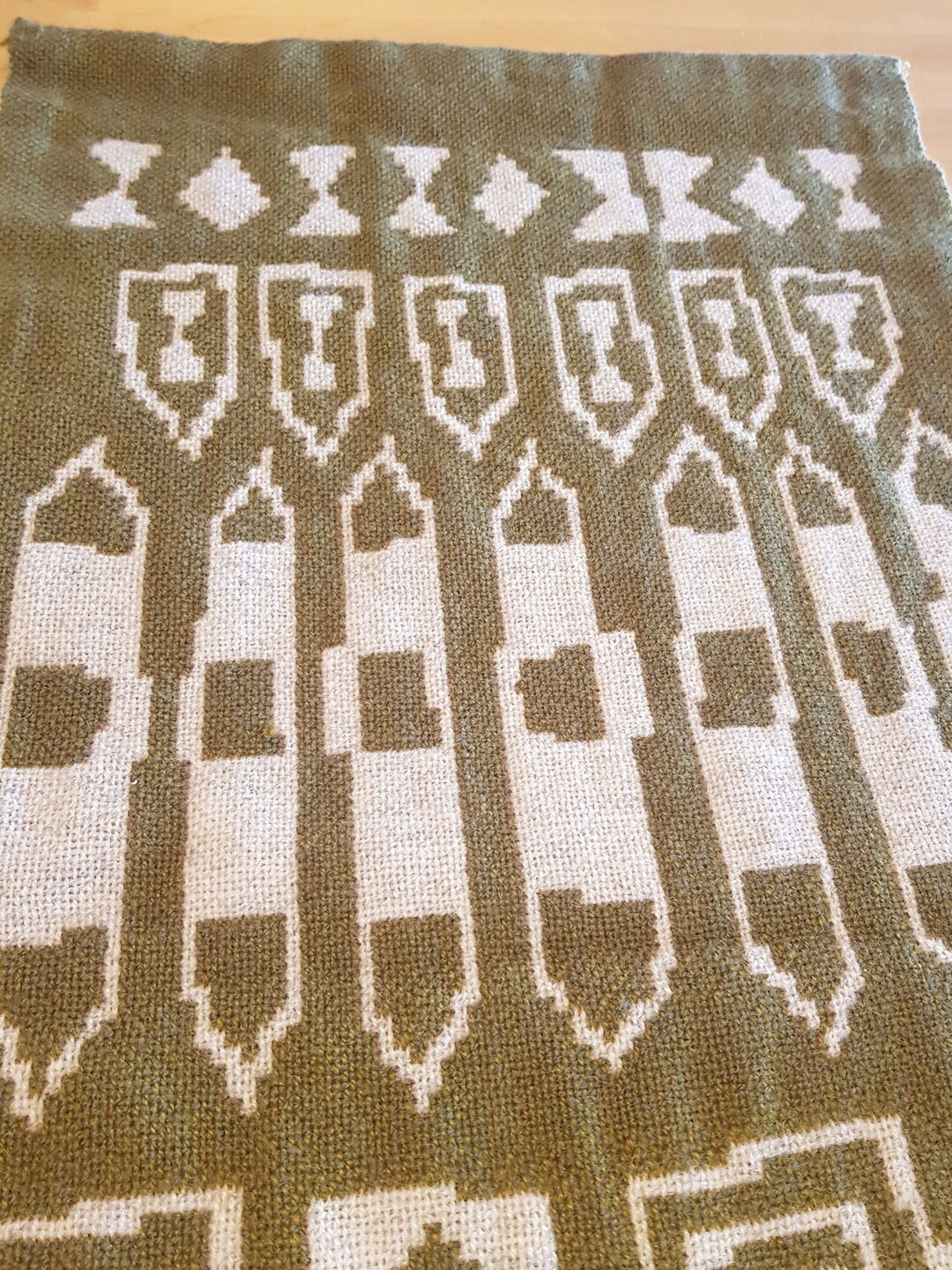 Double Weave Woolen 'täkänä' Vintage Wall Hanging From Finland - Etsy