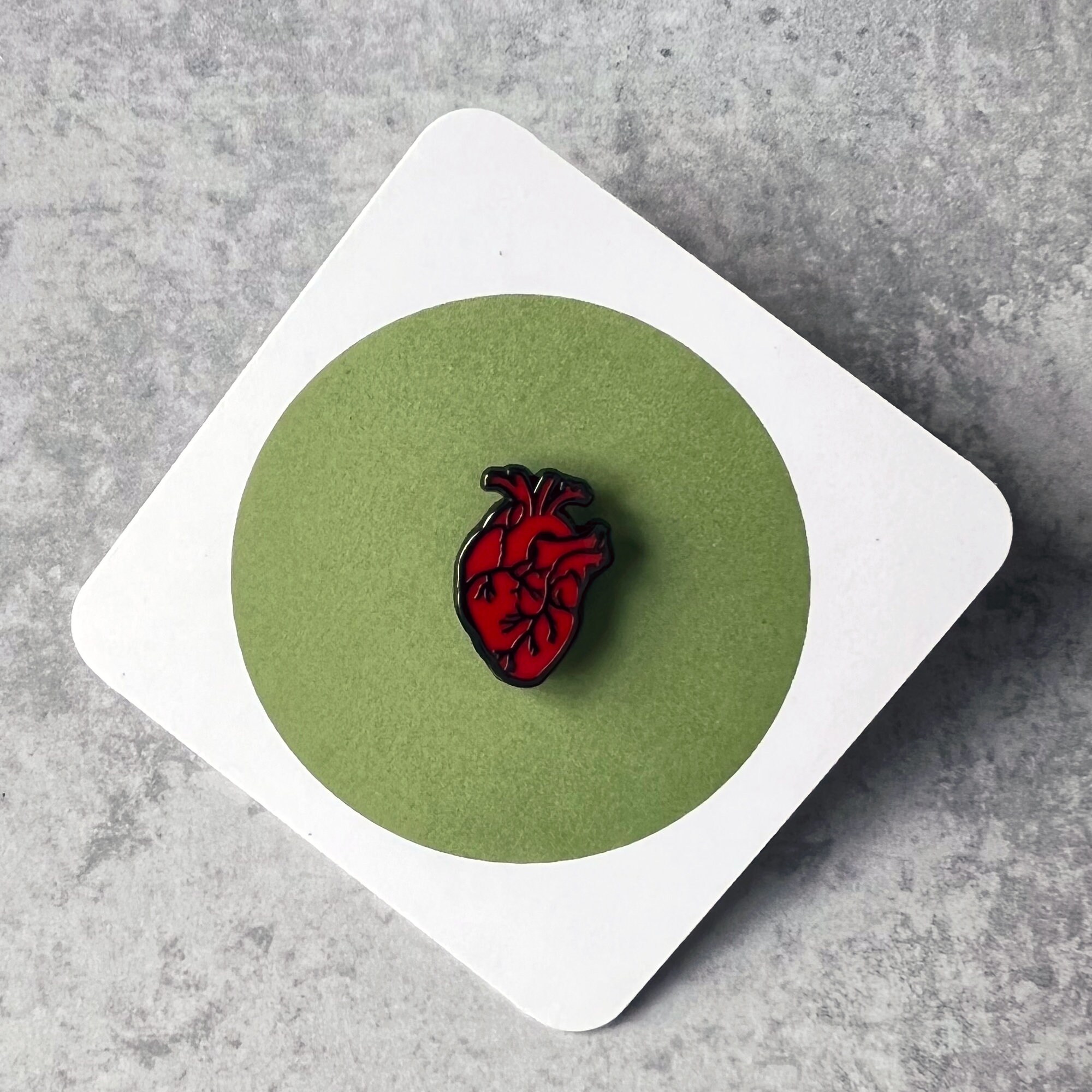 Anatomical Human Heart Pin Gift for Cardio Doctors, Nurses, Biologists ...