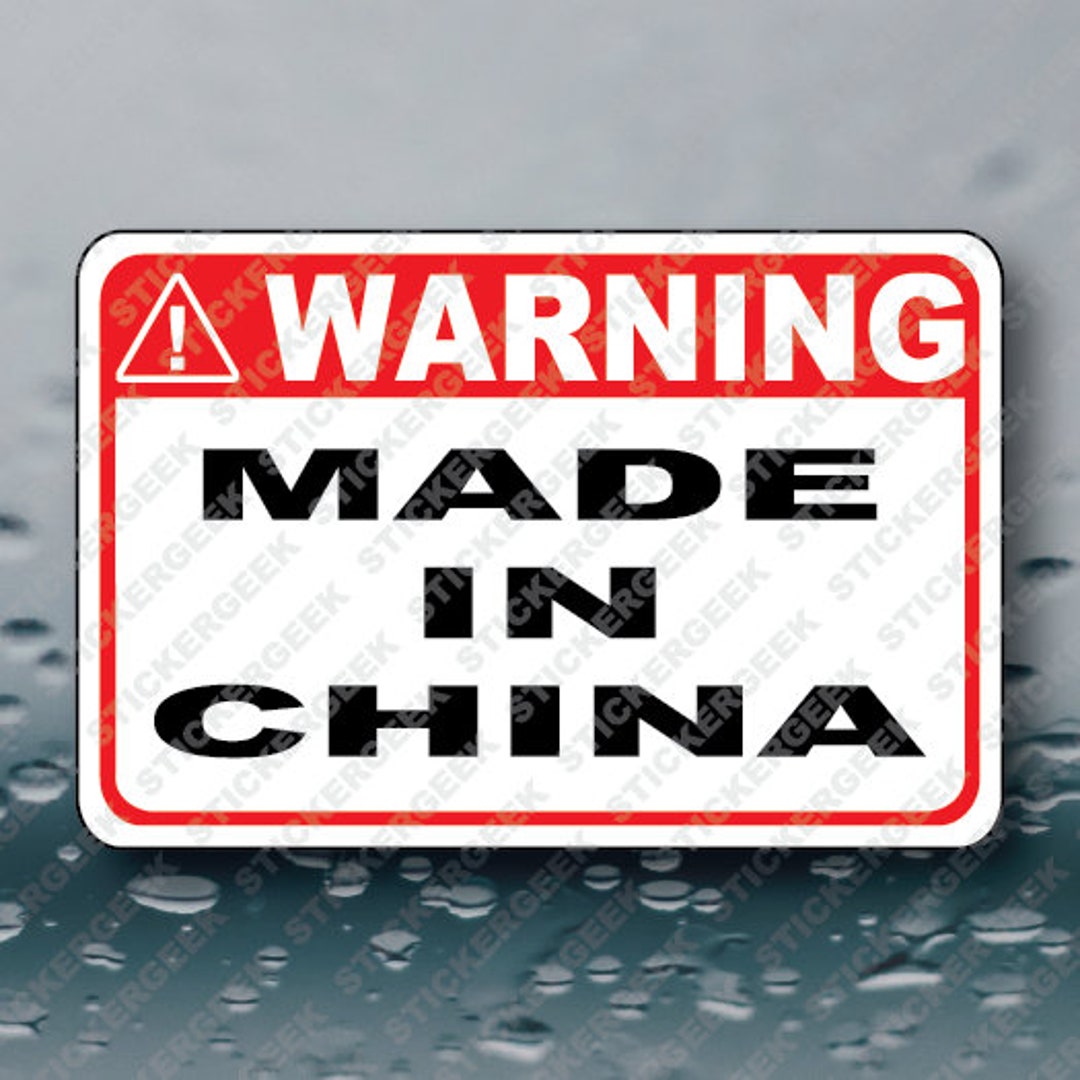 Warning Made in China Toolbox Construction Water Bottle Coffee Mug Cup ...