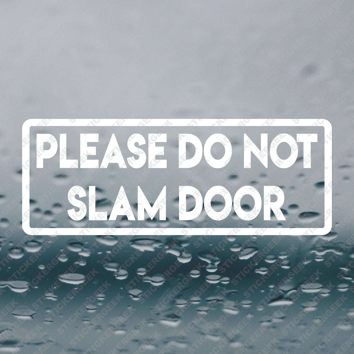Please Do Not Slam Door Vinyl Decal Sticker for Business - Etsy