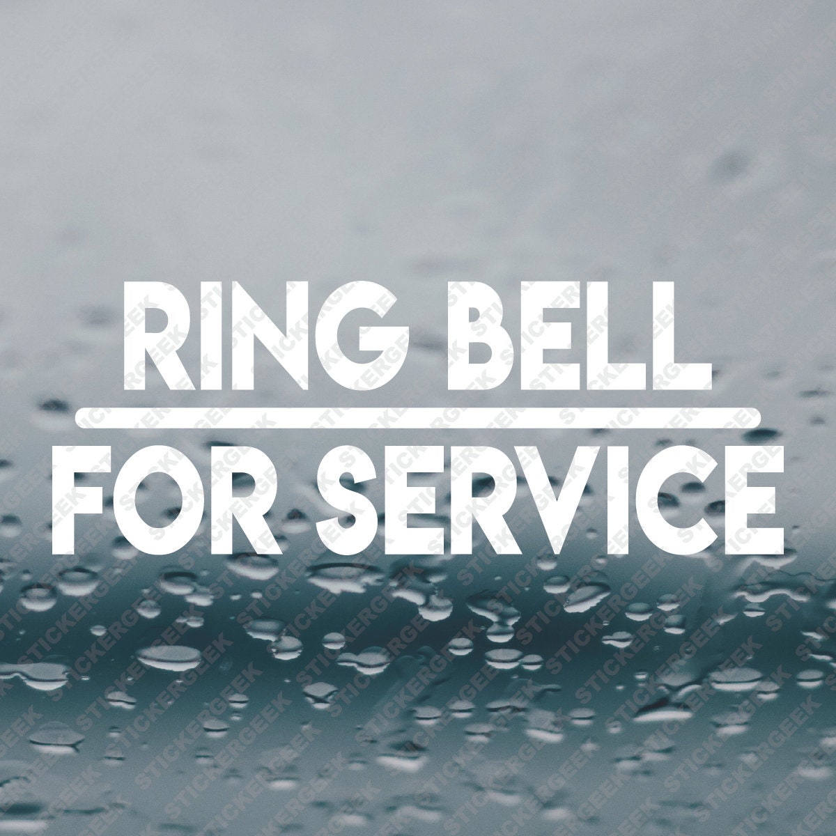 Stickers Ring Bell For Service Vinyl Decal Sticker for Business ...