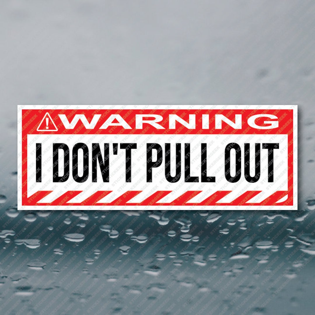 Warning ASS or GAS Bumper Sticker Funny Meme Prank Joke Gag Sticker 8 ...