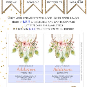 INSTANT DOWNLOAD Wild One Dream Catcher Dreamcatcher Tribal - Etsy