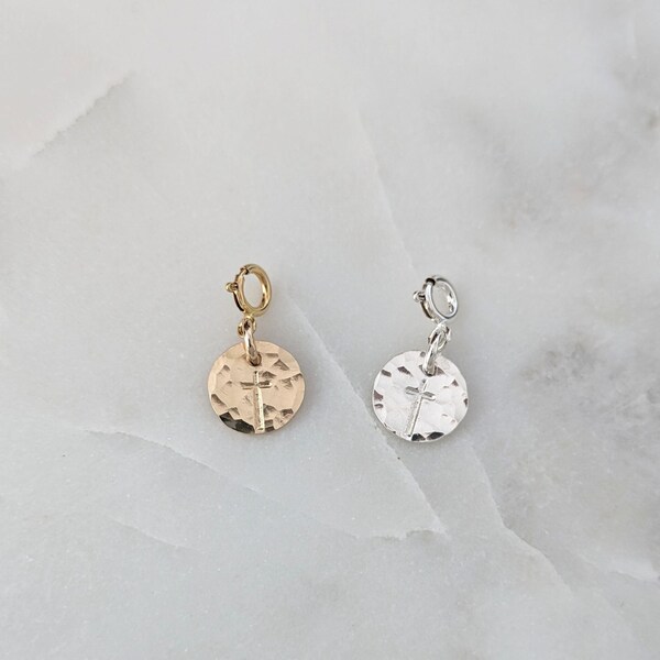 Cross Charm - Etsy