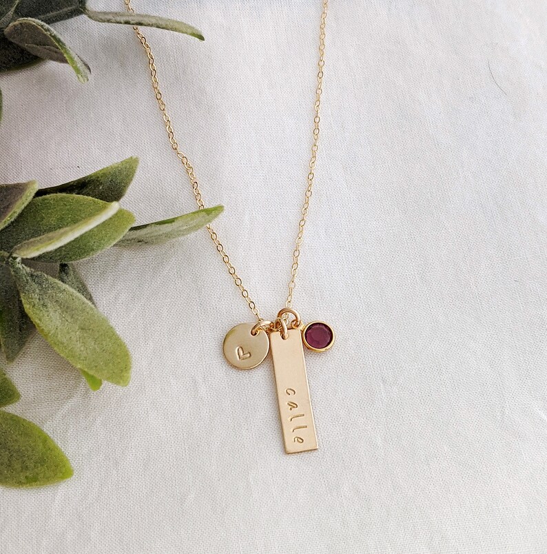 Personalized Gold Name Necklace Custom Name Charm With - Etsy
